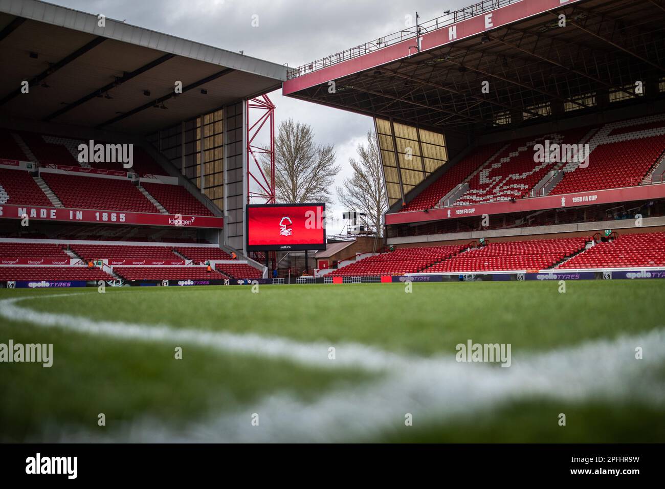 Nottingham, UK. 17th Mar, 2023. A general view of The City Ground ...