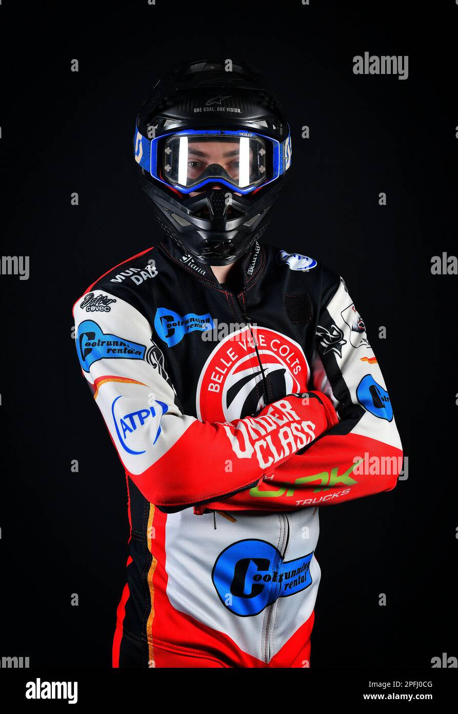 Matt Marson of Belle Vue Aces during the Belle Vue Aces Media Day at ...