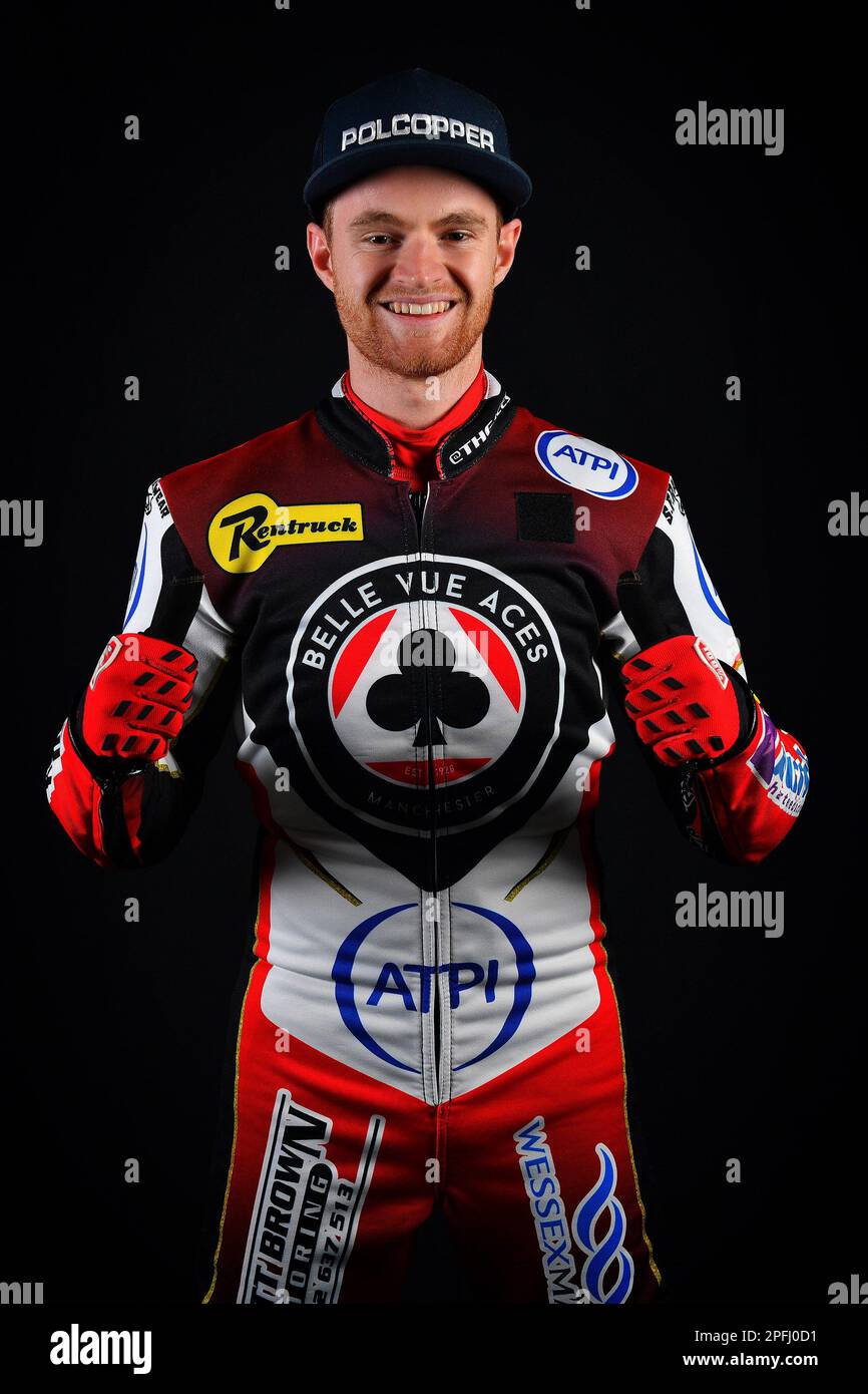 Brady Kurtz of Belle Vue Aces during the Belle Vue Aces Media Day at ...