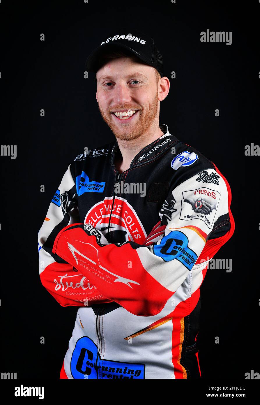 Paul Bowen of Belle Vue Aces during the Belle Vue Aces Media Day at the ...