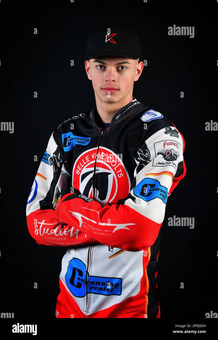 Freddy Hodder of Belle Vue Aces during the Belle Vue Aces Media Day at ...