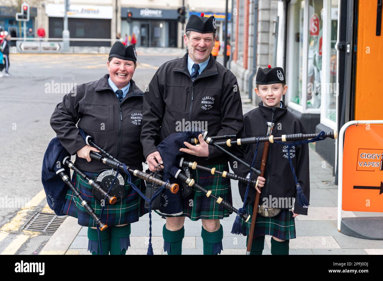 Downpatrick, UK. 17th Mar, 2023. Downpatrick UK.17th March, Saint ...