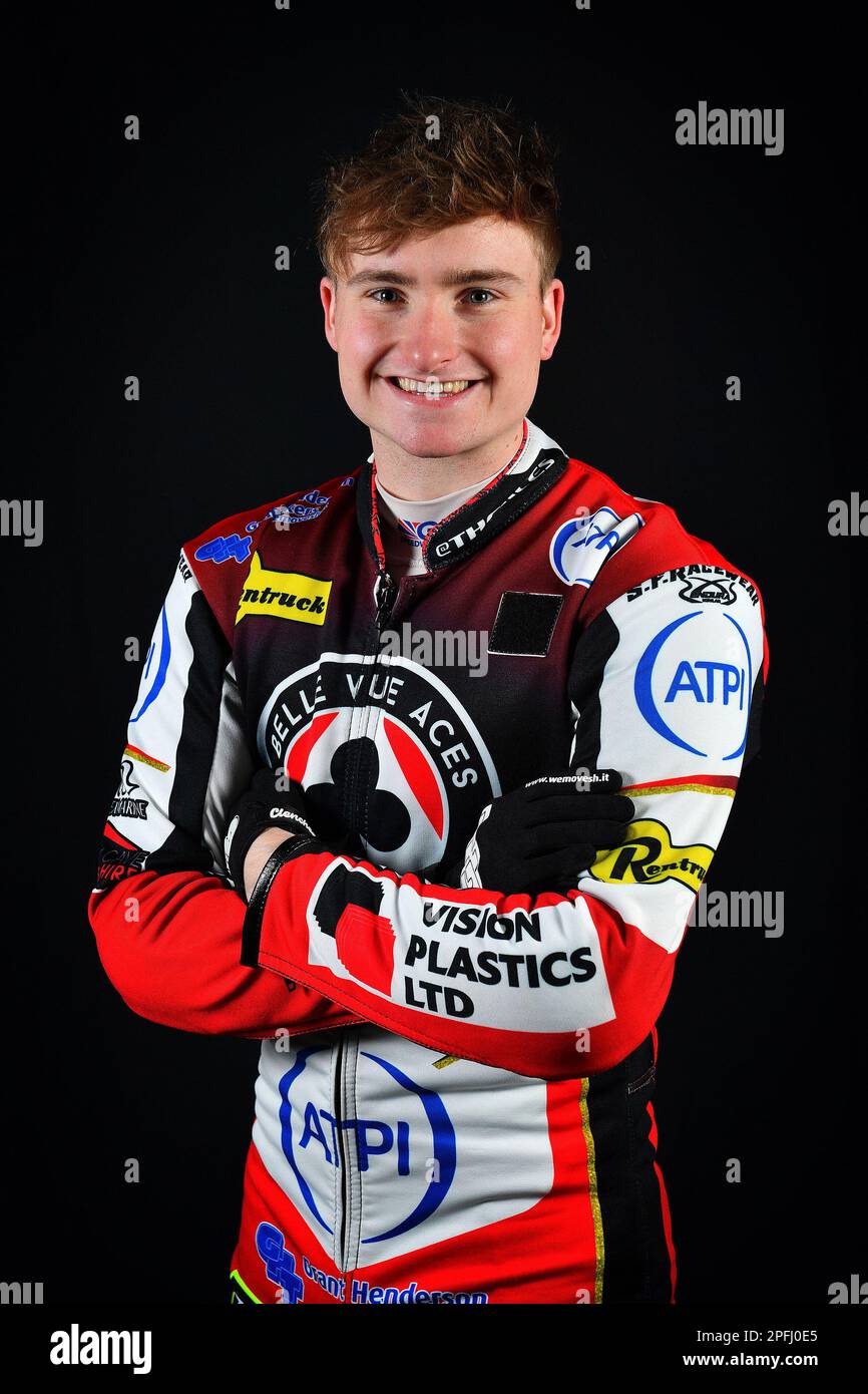 Tom Brennan of Belle Vue Aces during the Belle Vue Aces Media Day at ...