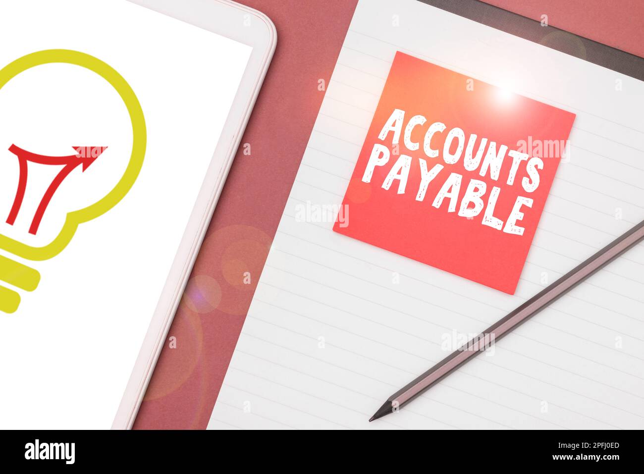 Inspiration showing sign Accounts Payable. Business approach money owed ...