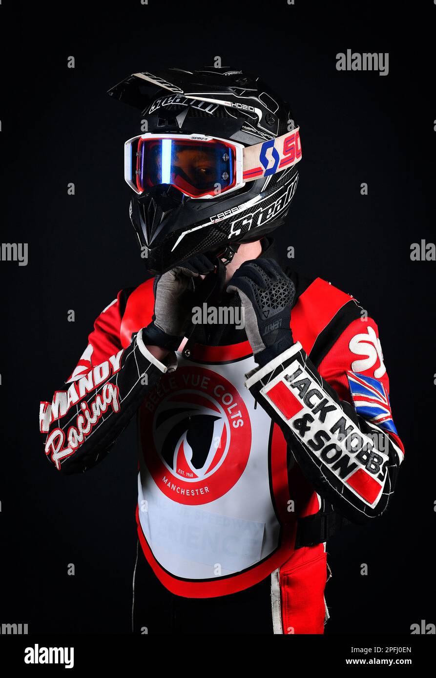 Jack Shimelt of Belle Vue Aces during the Belle Vue Aces Media Day at ...