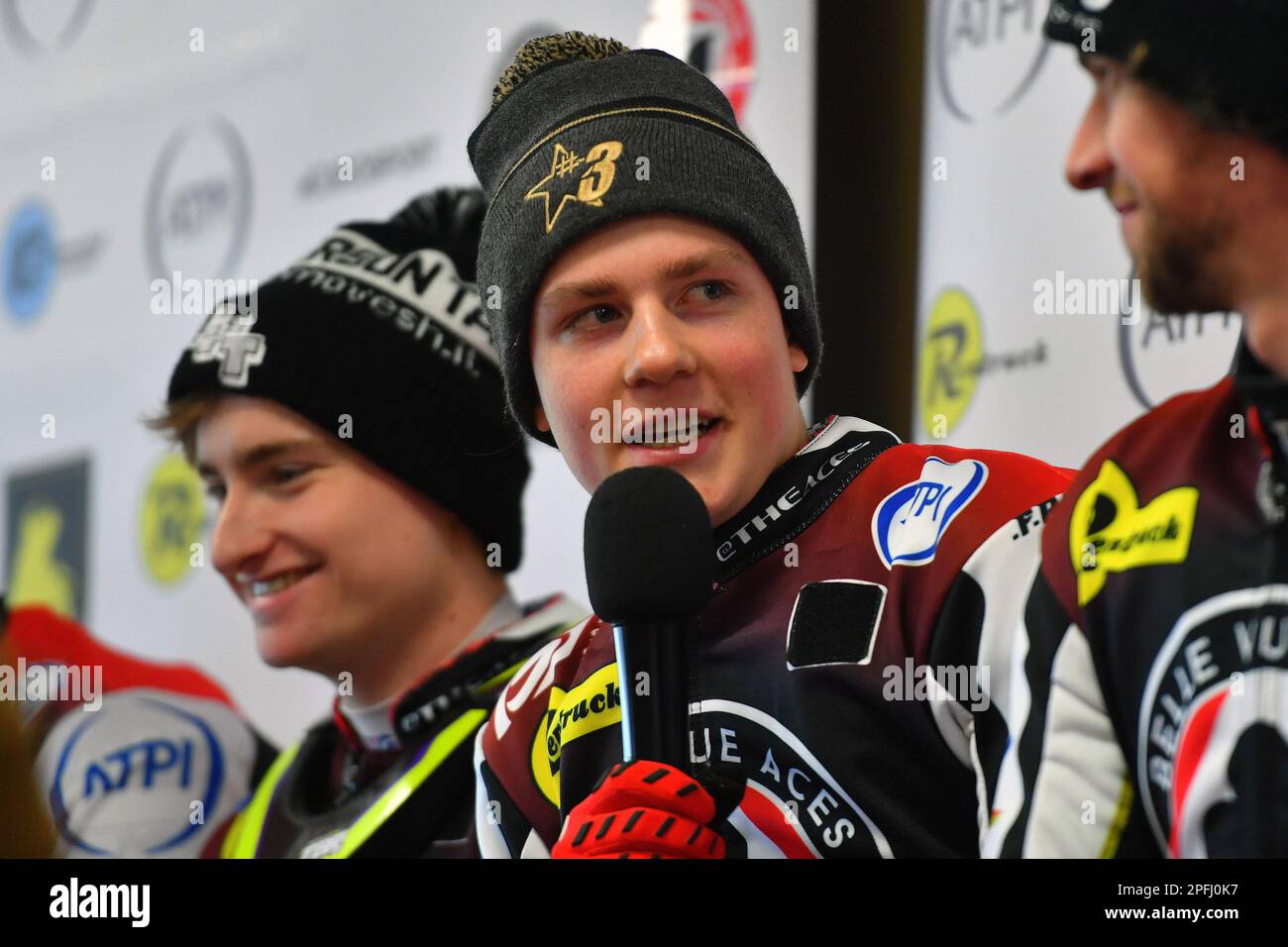 Norick Blodorn of Belle Vue Aces during the Belle Vue Aces Media Day at ...