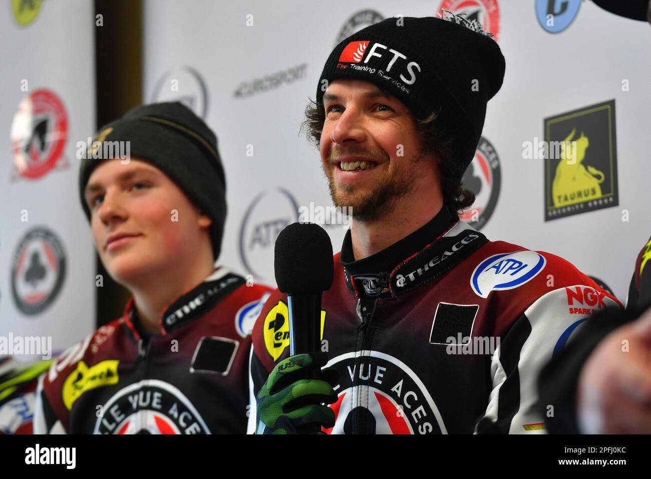 Charles Wright of Belle Vue Aces during the Belle Vue Aces Media Day at ...