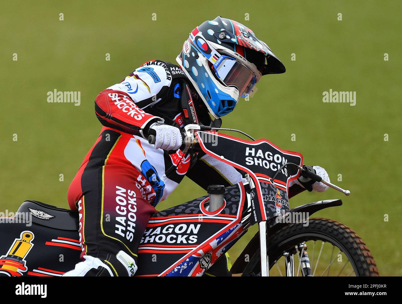 Sam Hagon of Belle Vue Aces during the Belle Vue Aces Media Day at the ...