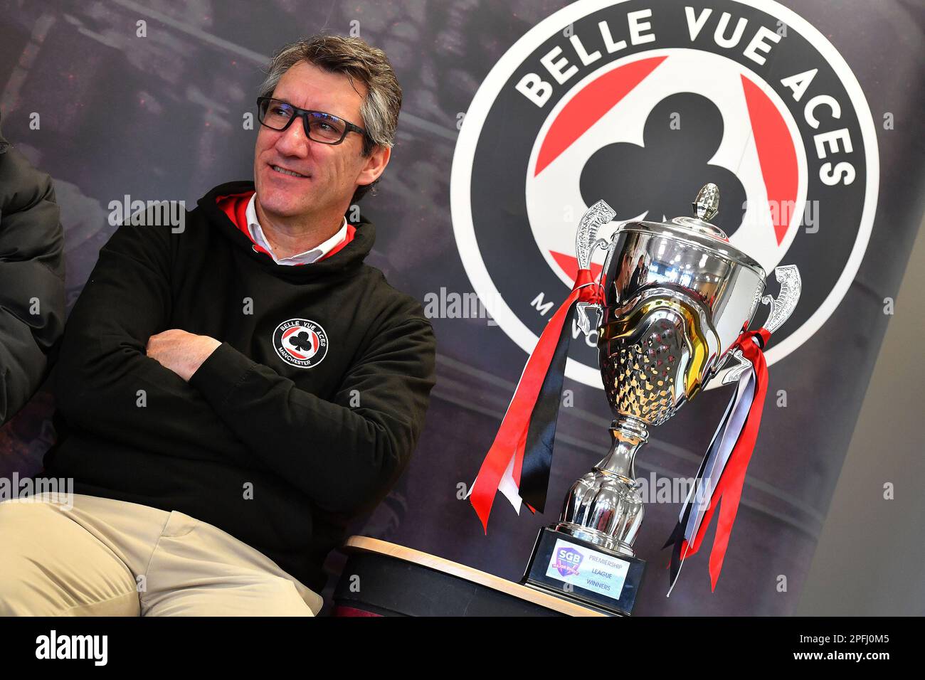 Mark Lemon of Belle Vue Aces during the Belle Vue Aces Media Day at the ...