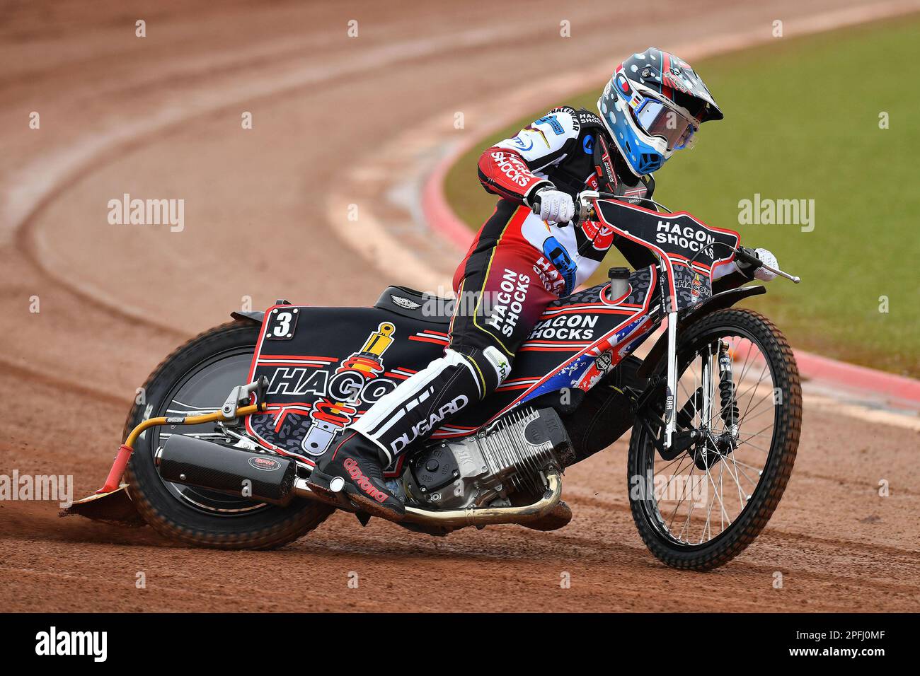 Sam Hagon of Belle Vue Aces during the Belle Vue Aces Media Day at the ...