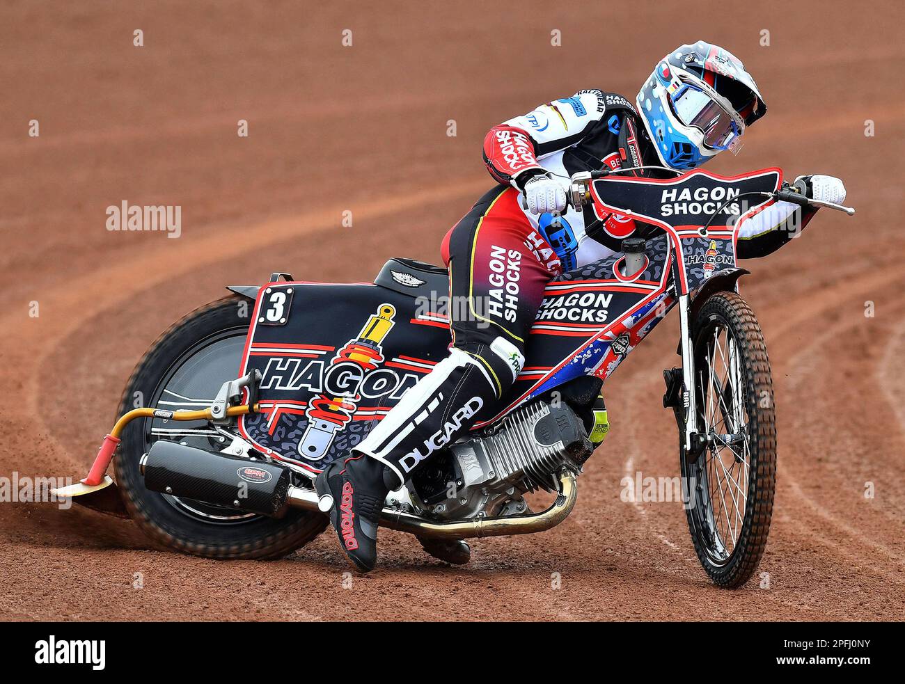 Sam Hagon of Belle Vue Aces during the Belle Vue Aces Media Day at the ...