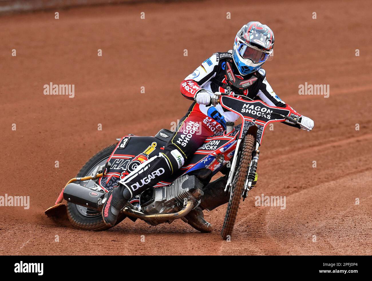 Sam Hagon of Belle Vue Aces during the Belle Vue Aces Media Day at the ...