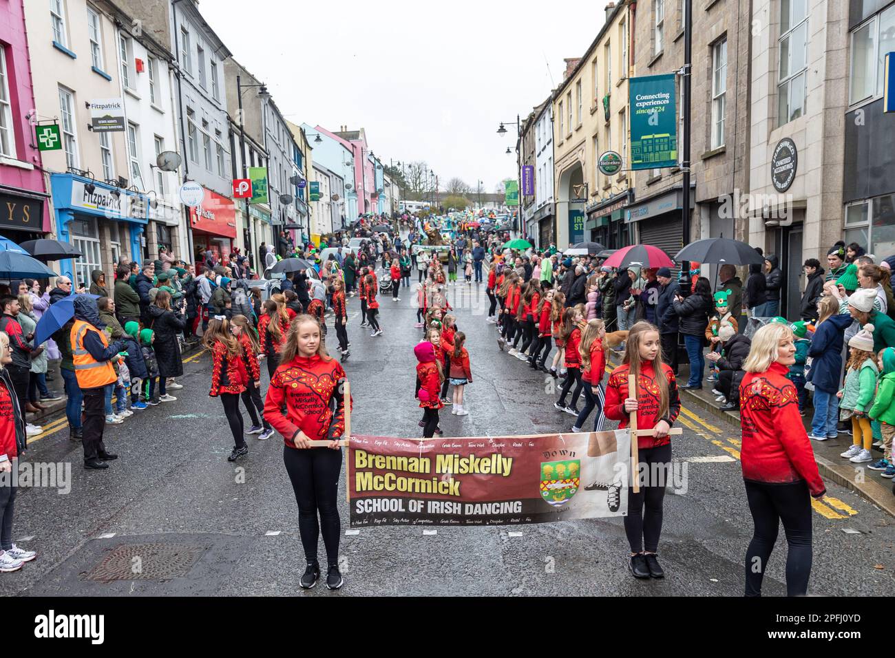 Downpatrick, UK. 17th Mar, 2023. Downpatrick UK.17th March, Saint ...