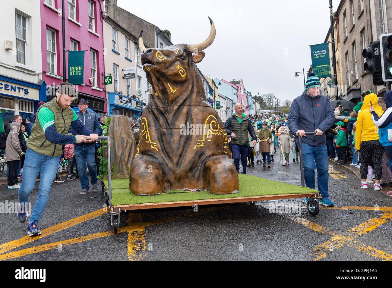 Downpatrick, UK. 17th Mar, 2023. Downpatrick UK.17th March, Saint ...
