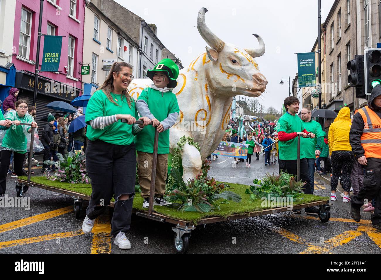 Downpatrick, UK. 17th Mar, 2023. Downpatrick UK.17th March, Saint ...