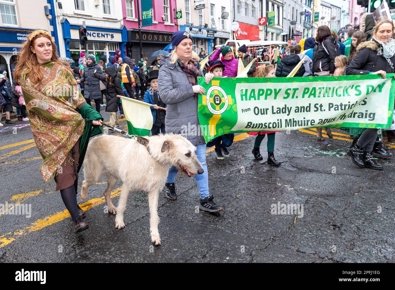 Downpatrick, UK. 17th Mar, 2023. Downpatrick UK.17th March, Saint ...