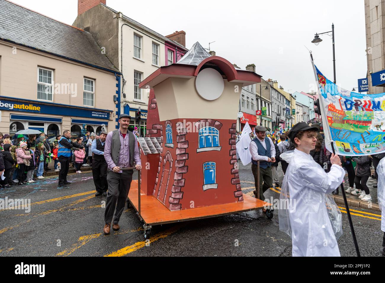 Downpatrick, UK. 17th Mar, 2023. Downpatrick UK.17th March, Saint ...