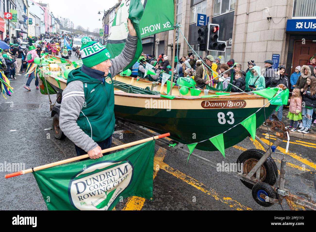Downpatrick, UK. 17th Mar, 2023. Downpatrick UK.17th March, Saint ...