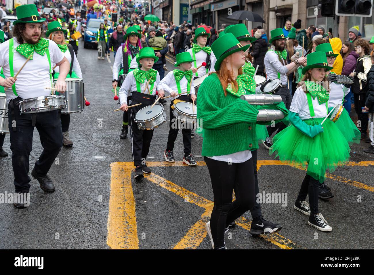 Downpatrick, UK. 17th Mar, 2023. Downpatrick UK.17th March, Saint ...
