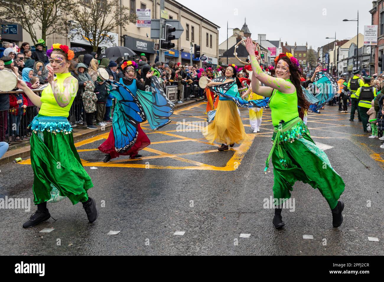 Downpatrick, UK. 17th Mar, 2023. Downpatrick UK.17th March, Saint ...