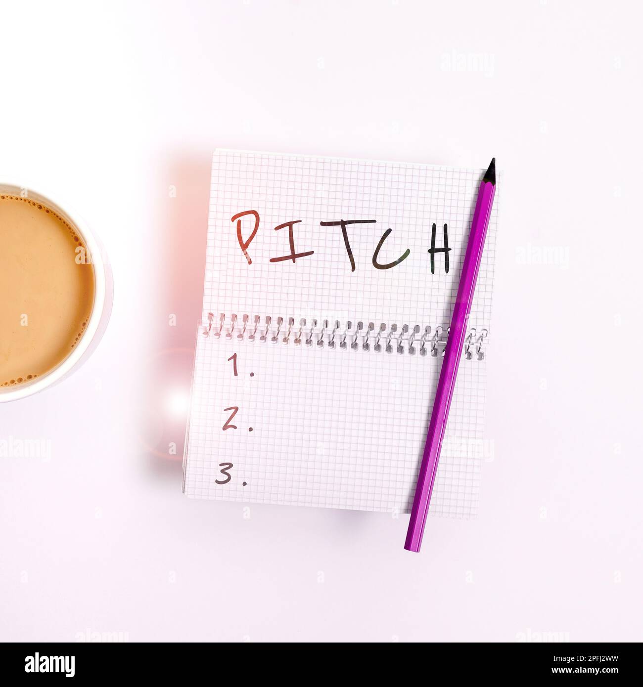 Text sign showing Pitch. Business showcase quality sound governed by ...