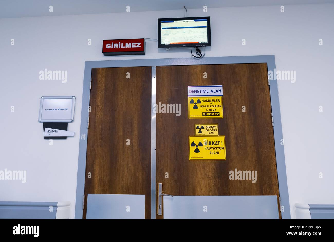 Beyoglu, Istanbul, Turkey - 08.03.2021: X ray room in Lutfi Kirdar ...