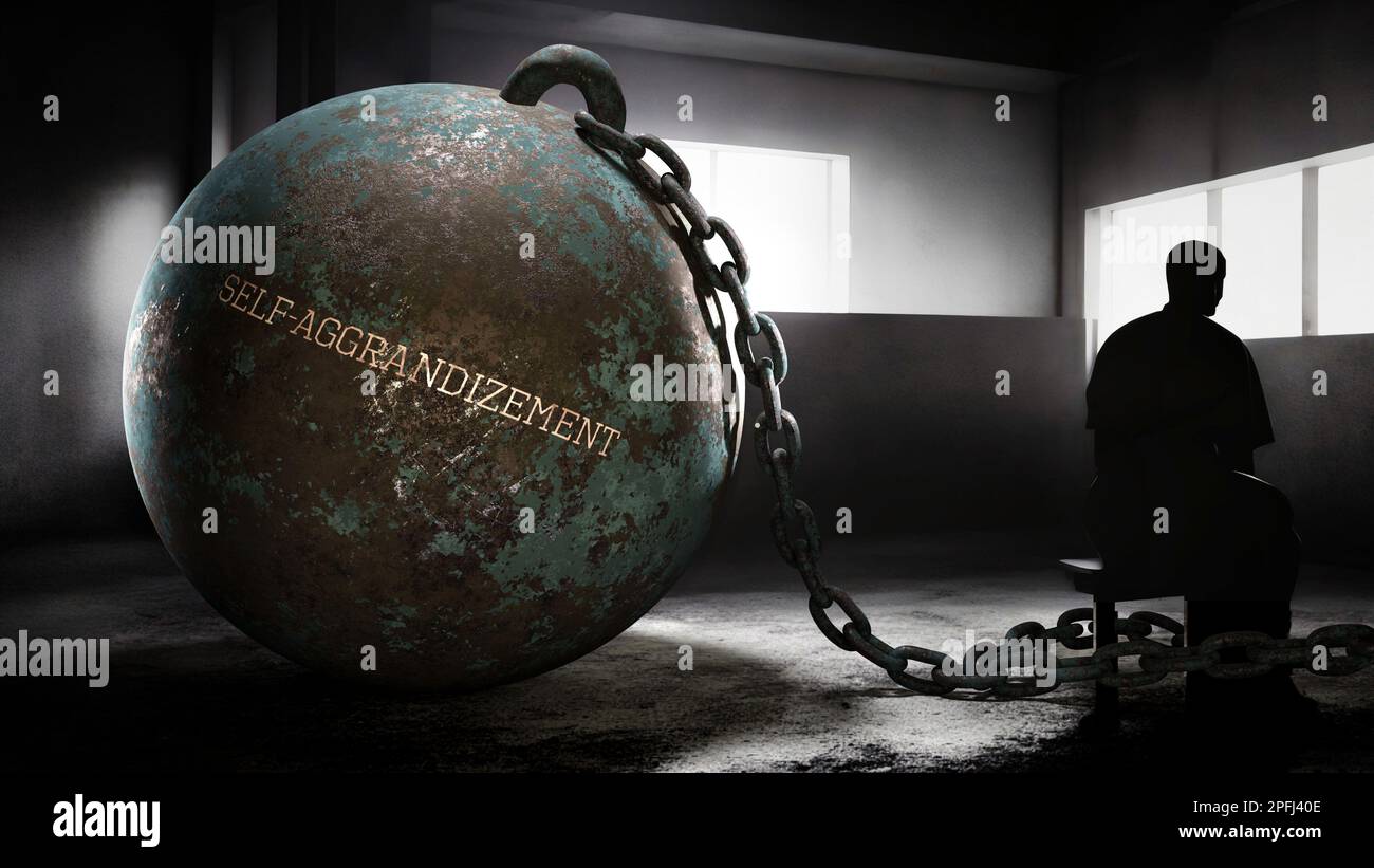 Self aggrandizement and intimate, silent and lonely suffering human ...