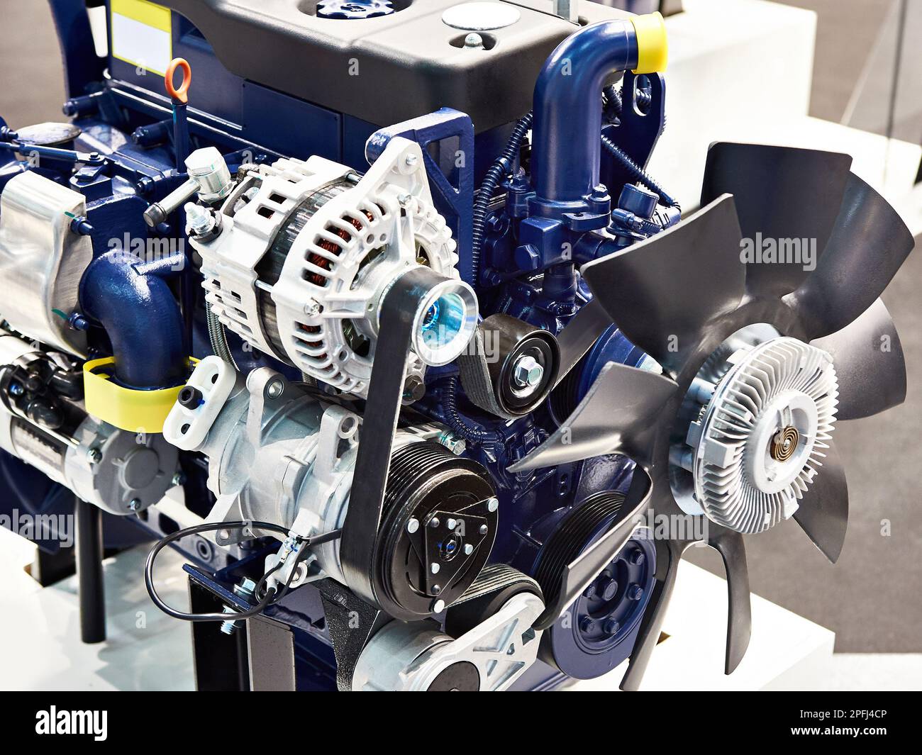Diesel engine for truck closeup Stock Photo - Alamy
