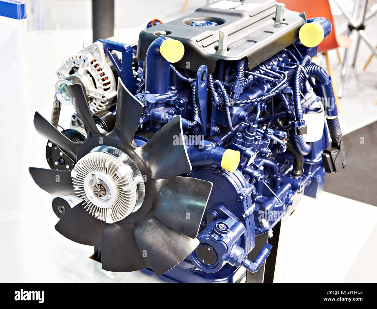 Diesel engine for truck closeup Stock Photo - Alamy