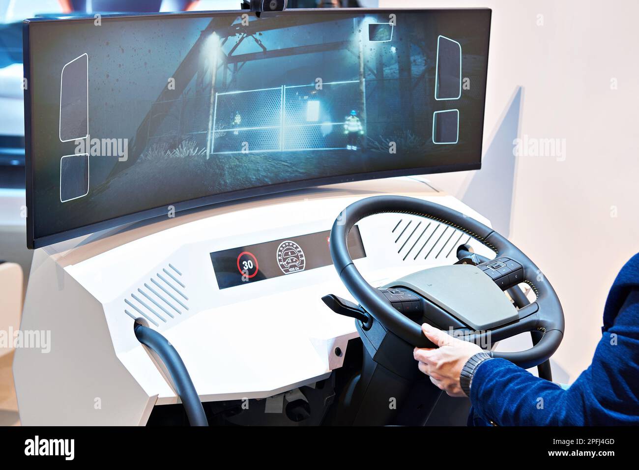 Driving simulator hi-res stock photography and images - Alamy