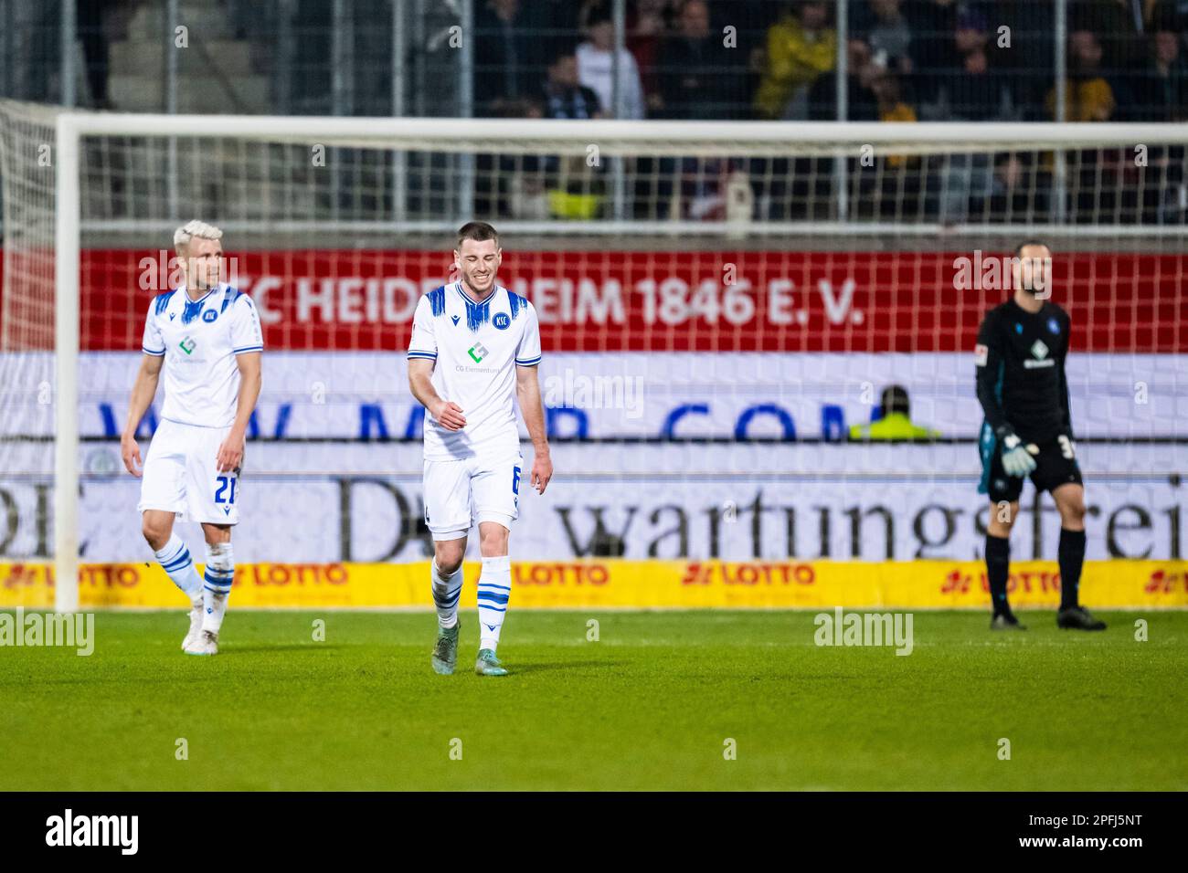Heidenheim, Germany. 17th Mar, 2023. Soccer: 2. Bundesliga, 1. FC ...