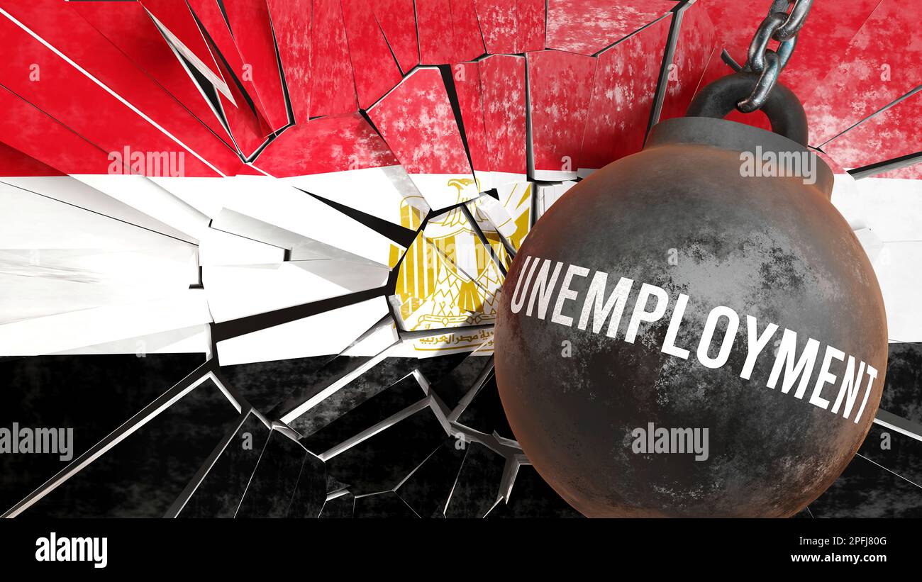 Egypt and Unemployment that destroys the country and wrecks the economy ...