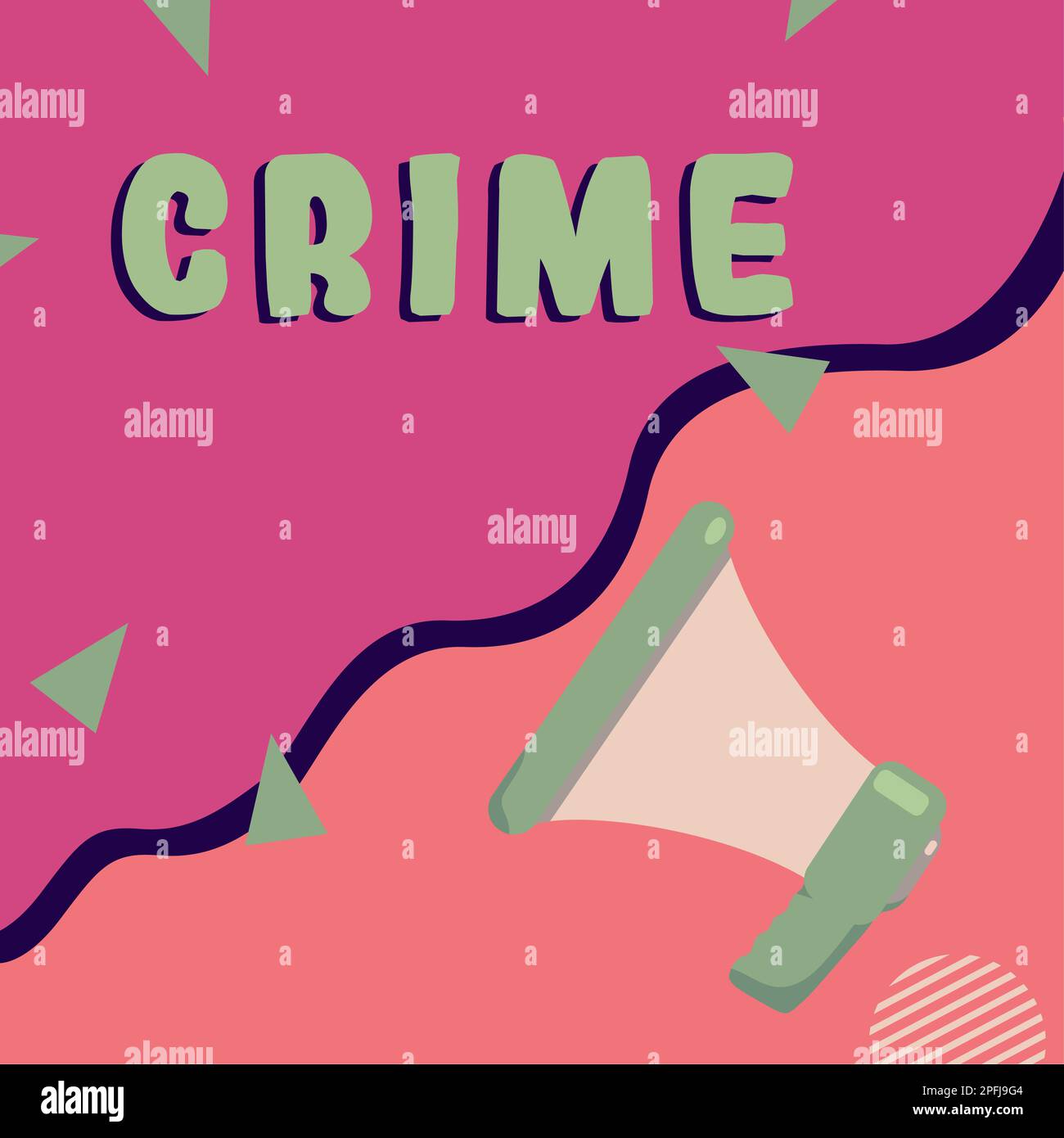Text caption presenting Crime. Business showcase Federal Offense ...