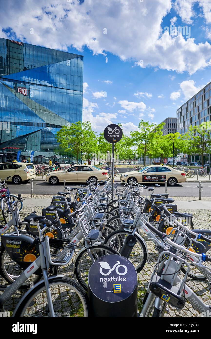 Berlin, Germany - July 29, 2021: City bikes for rent in downtown Berlin ...