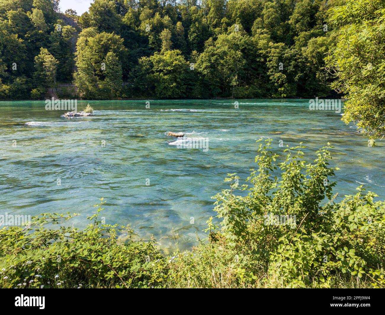 Rhine current river water hi-res stock photography and images - Alamy