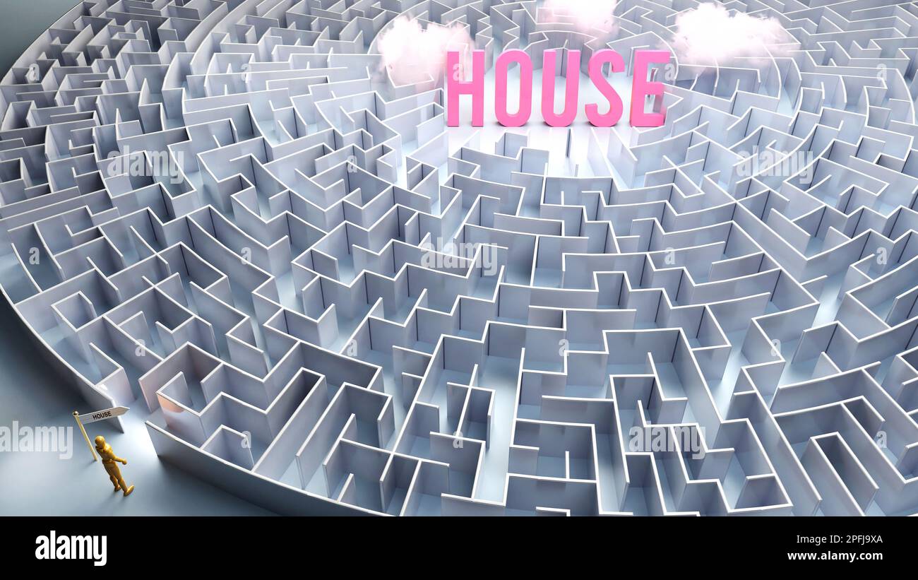 A journey to find House - going through a confusing maze of obstacles ...