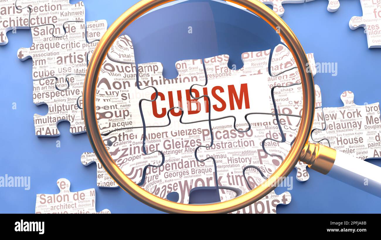 3d cubism hi-res stock photography and images - Alamy