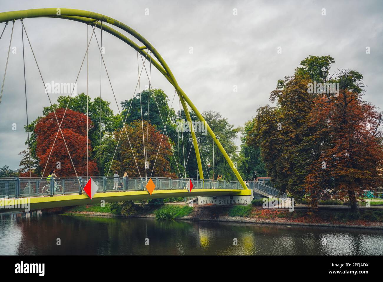 Wroclaw, Poland. Historical center of the old city. Historic landmarks ...