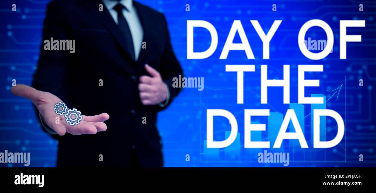 Conceptual display Day Of The Dead. Business showcase mexican ...