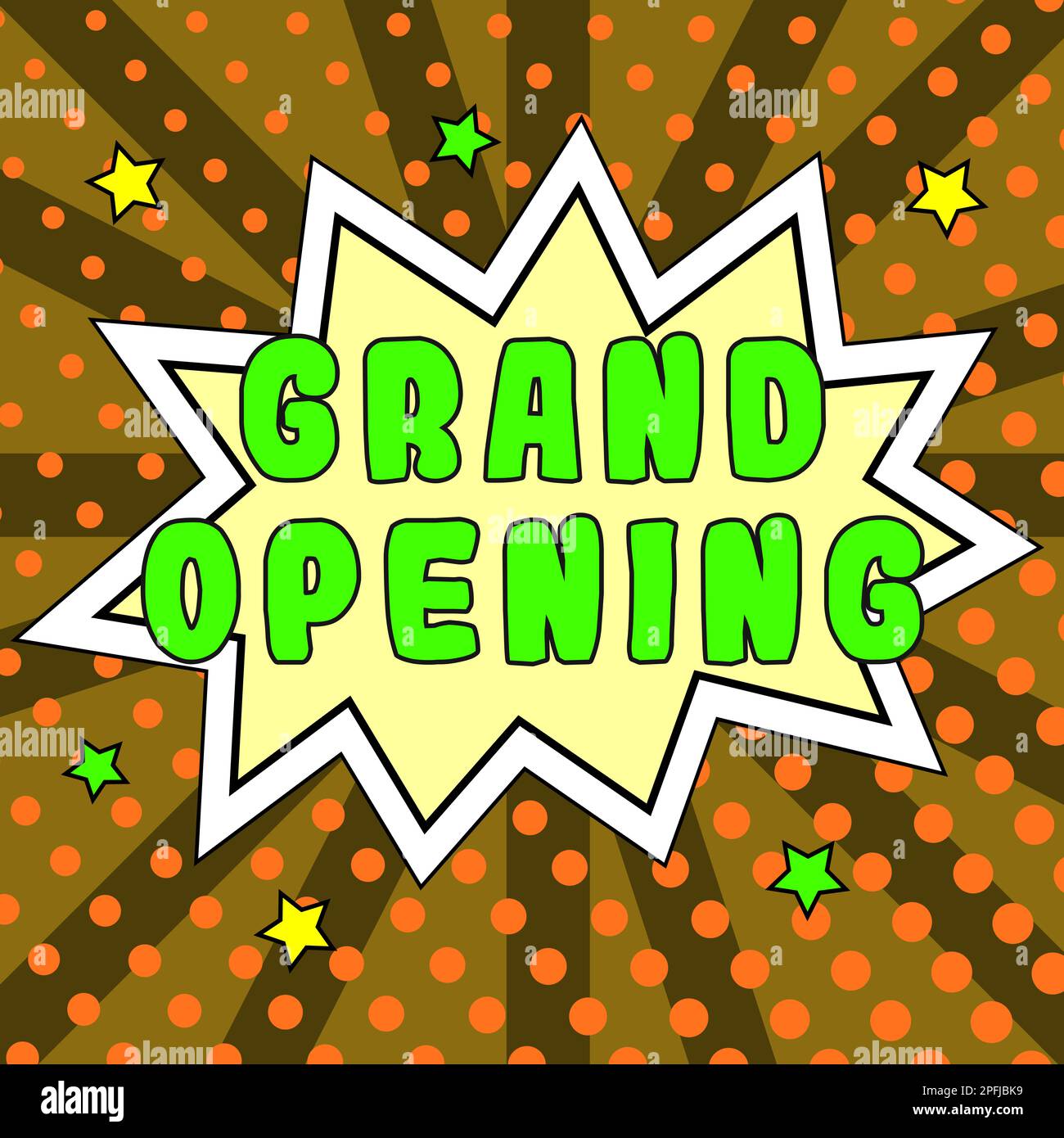 Text showing inspiration Grand Opening. Concept meaning Ribbon Cutting ...