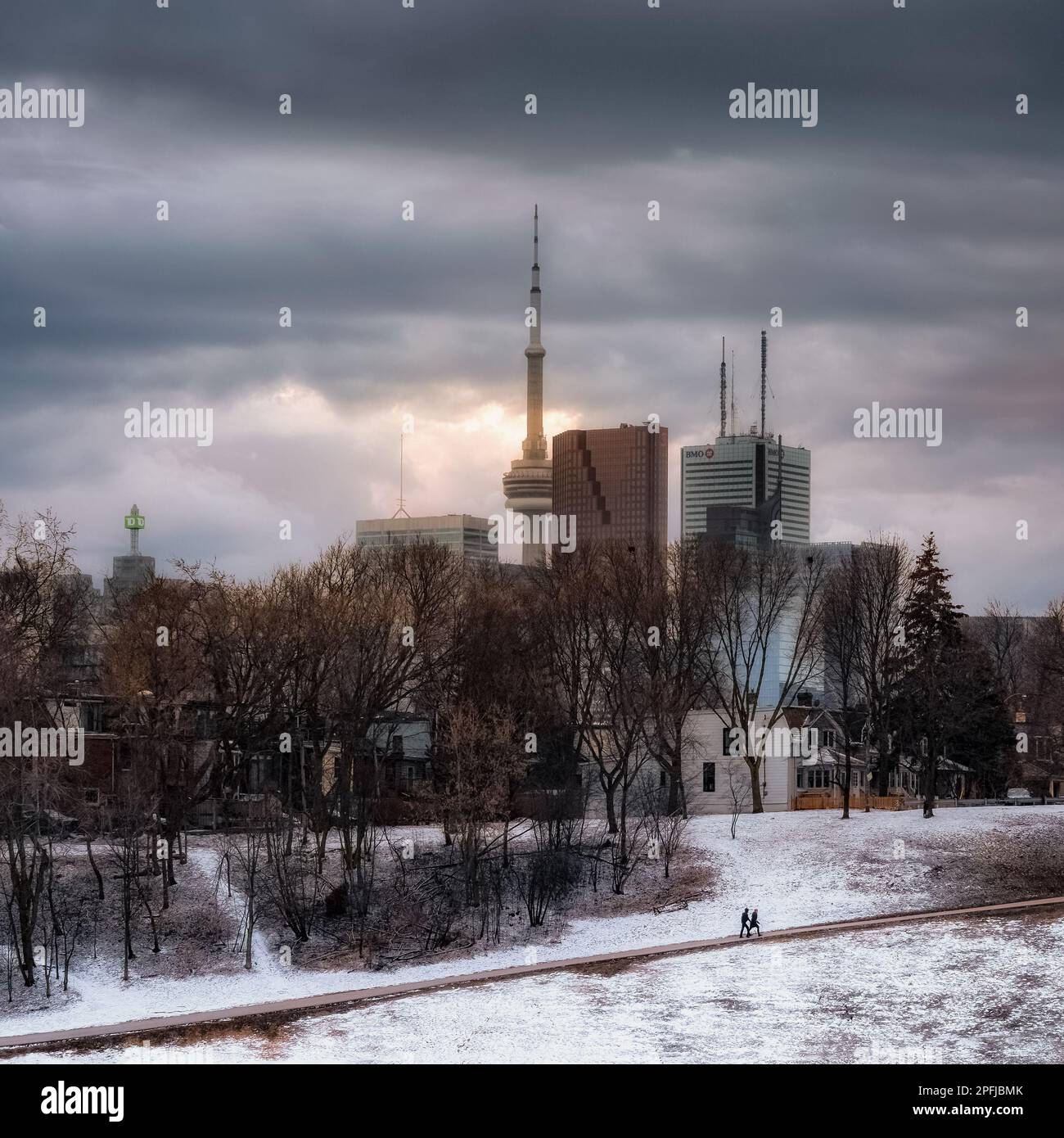 Winter in Toronto Stock Photo - Alamy