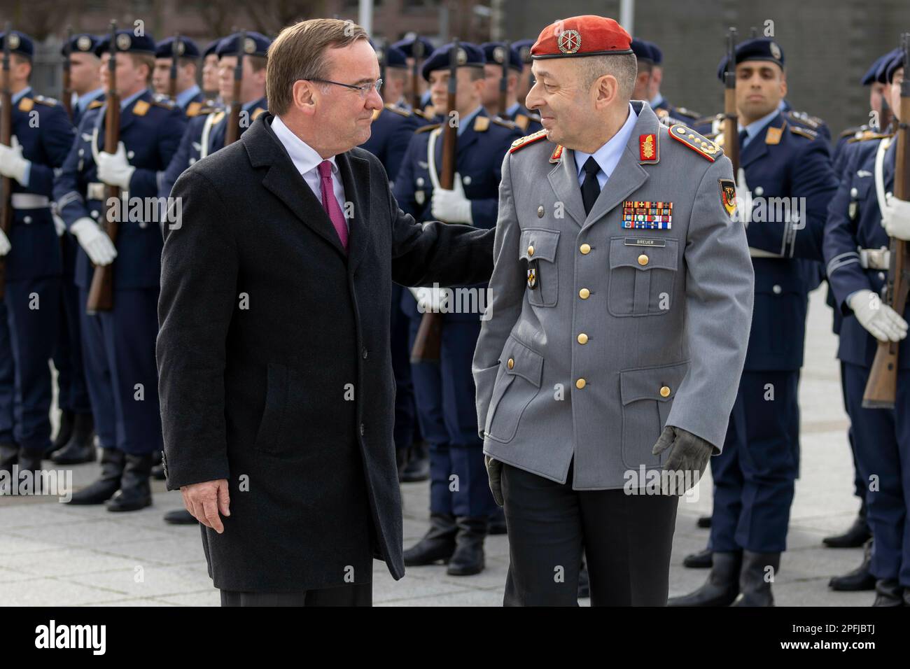 Berlin, Deutschland. 17th Mar, 2023. Federal Defense Minister Boris ...