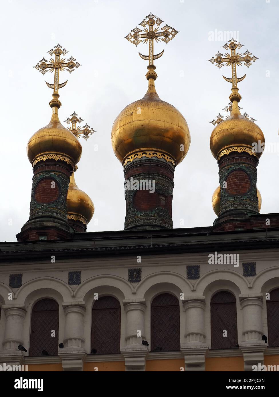Turrets, Terem Palace or Teremnoy Palace, Kremlin, Moskovskiy Kreml ...
