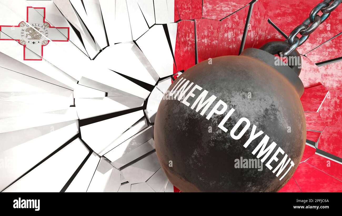 Malta and Unemployment that destroys the country and wrecks the economy ...