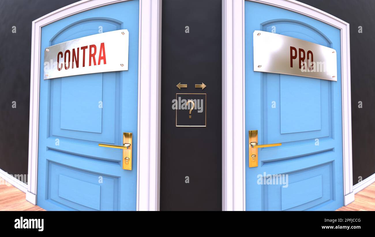 Two mutually exclusive paths to choose from, either Contra or Pro. The ...