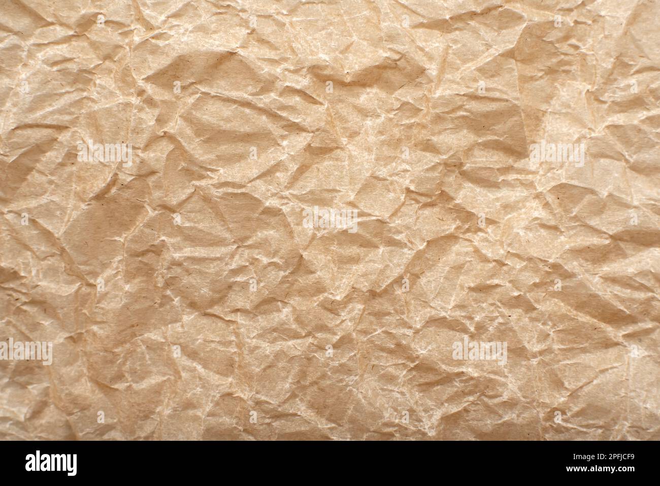 Texture of crumpled baking paper. Background from old retro paper Stock ...