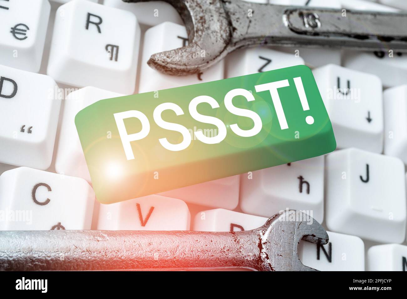 Writing displaying text Pssst. Business idea Expression Way to attract ...