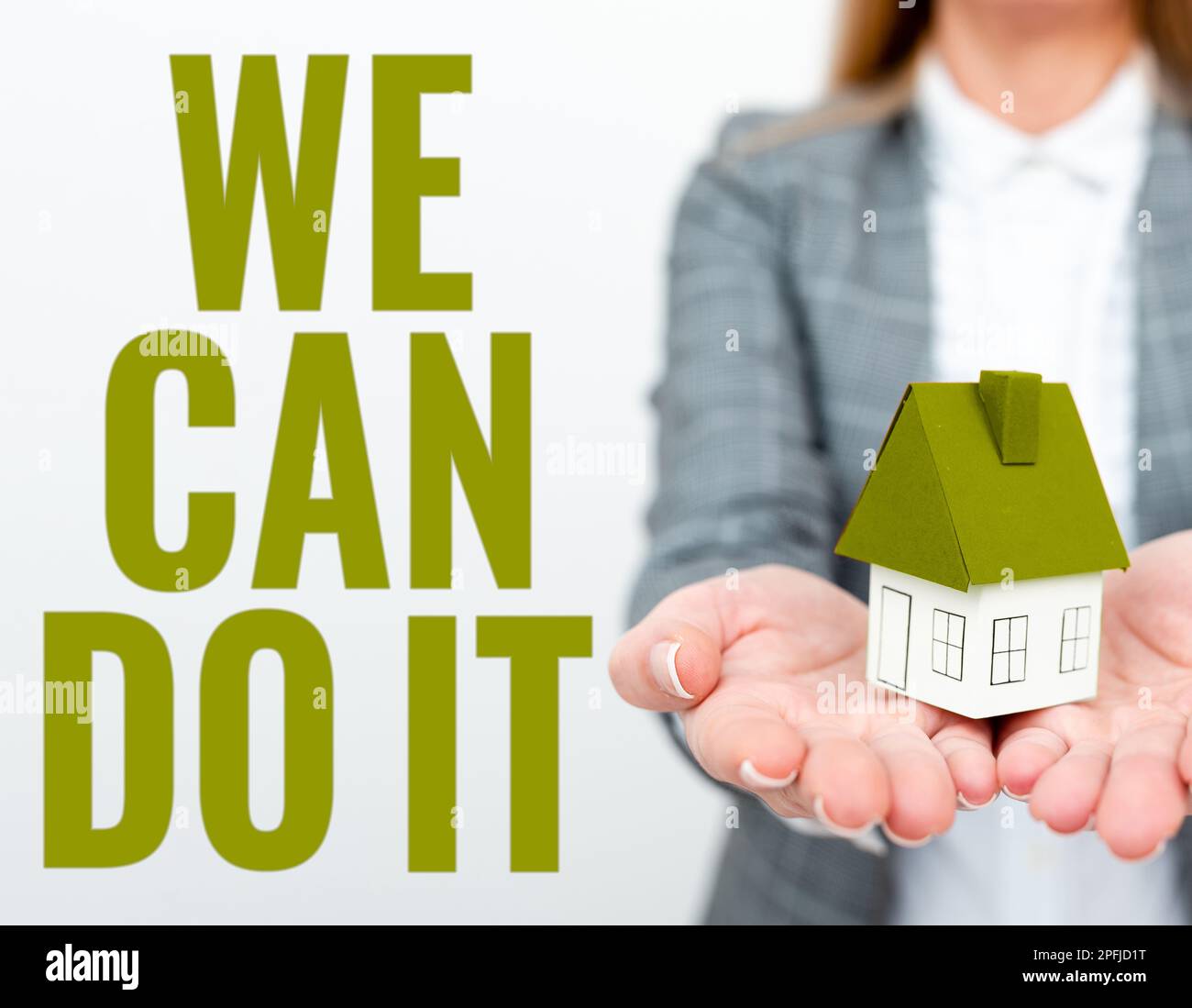 Conceptual display We Can Do It. Business overview see yourself as ...