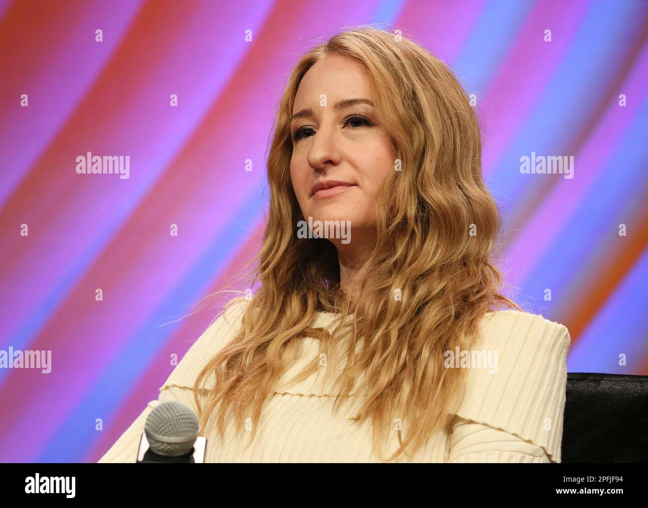 Margo Price takes part in a keynote at the Austin Convention Center ...