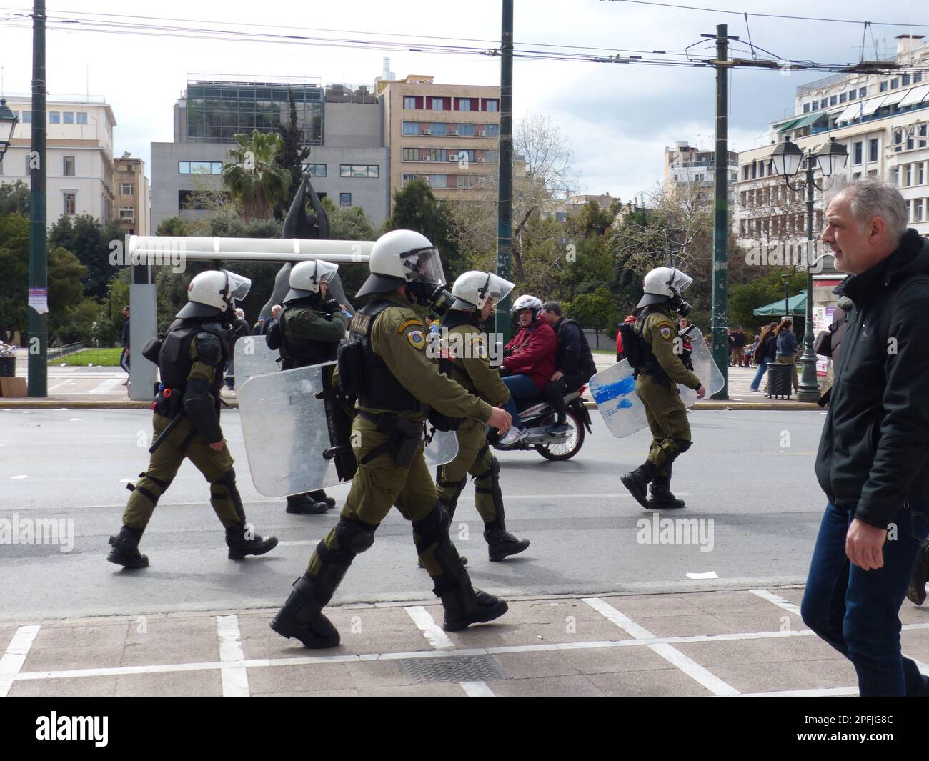 Syntagma Square, Athens, March 17, 2023. EU sources reported more than ...
